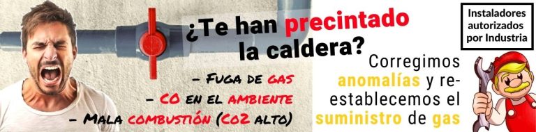 Me han precintado el gas - ¿Qué hacer?