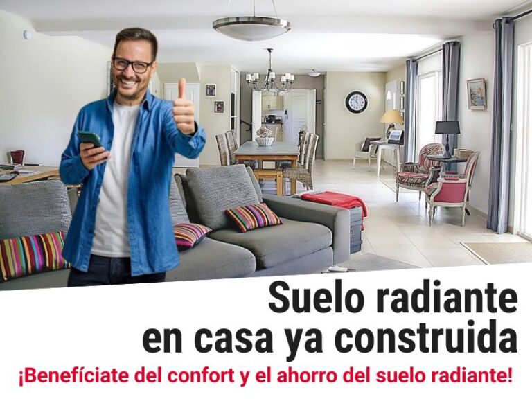 ¿Como poner o instalar suelo radiante en casa construida?
